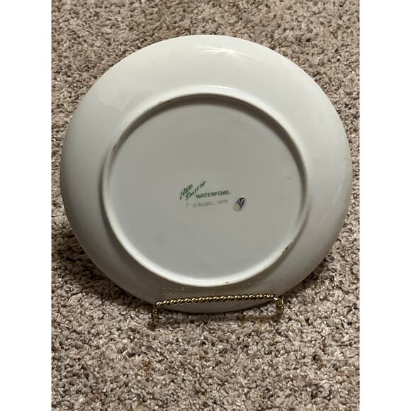 Rubel & Co | Dining | Waterfowl Duck Plate By Ned Smith Vtg Rare ...